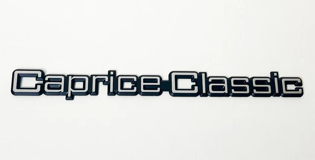 CHEVY CAPRICE CLASSIC Chrome Emblem Badge 11.5 inches long $42.45 ...