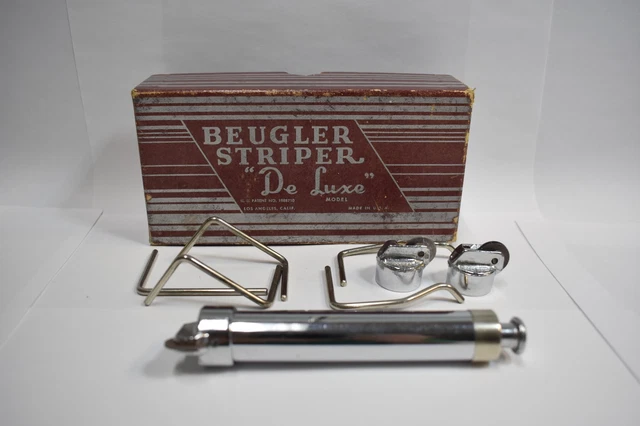 VINTAGE BEUGLER STRIPER Deluxe Auto Paint Pinstriping Tool With Box ...