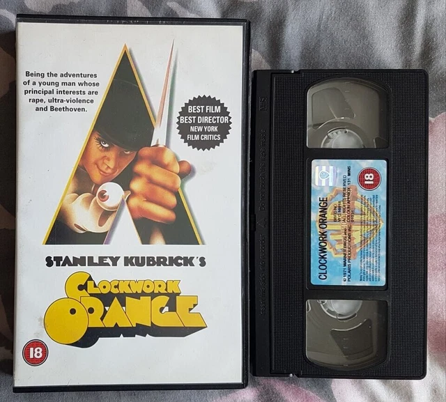 STANLEY KUBRICK'S A CLOCKWORK ORANGE (VHS) Warner BIG BOX - Malcolm ...
