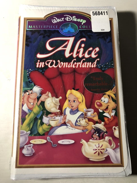 ALICE IN WONDERLAND - Walt Disney Masterpiece VHS Clamshell NEW Sealed £11.78 - PicClick UK