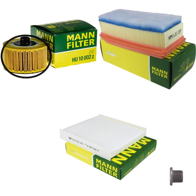 MANN-FILTER INSPECCIÓN SET Juego Filtros para Dacia Sandero II Logan MCV Renault EUR 75,19 ...