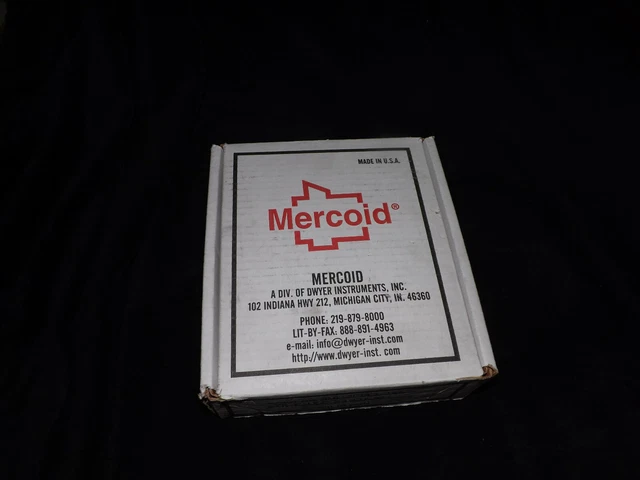 BRAND NEW MERCOID Bourdon Tube Pressure Switch DA-21-153-15S $1,000.00 ...