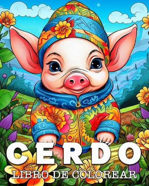 CERDO LIBRO DE Colorear: Bellas Im?genes para Colorear y Relajarse by ...