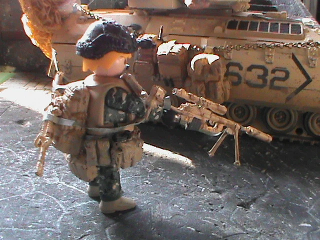 PLAYMOBIL CUSTOM US Navy Seal Revron (Afghanistan-2015) Ref-0223 Bis ...