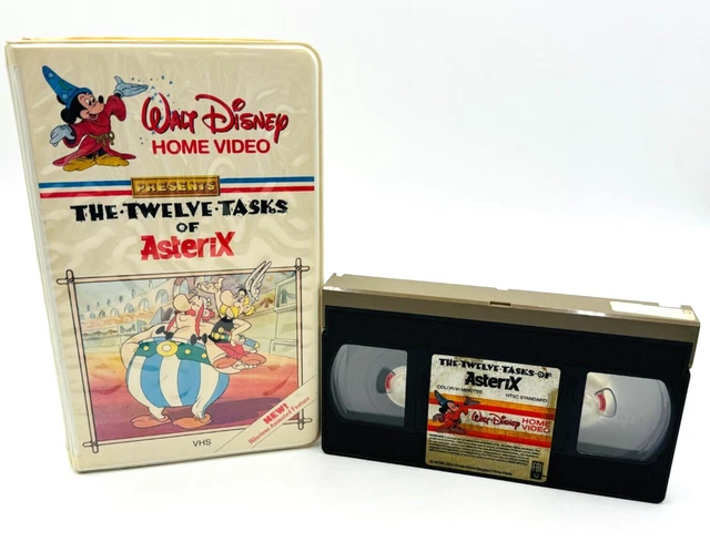 THE TWELVE TASKS Of Asterix Disney Home Video Clamshell VHS Movie Film ...