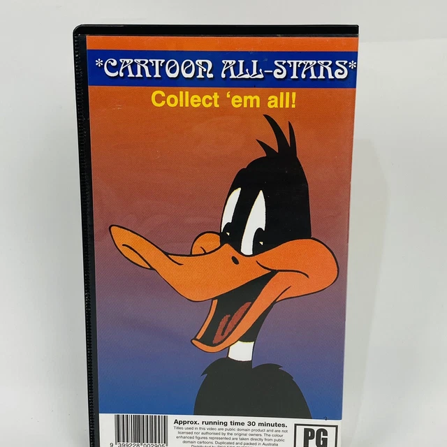 VHS CARTOON ALL-STARS Featuring Daffy Duck And His Mates Payless ...