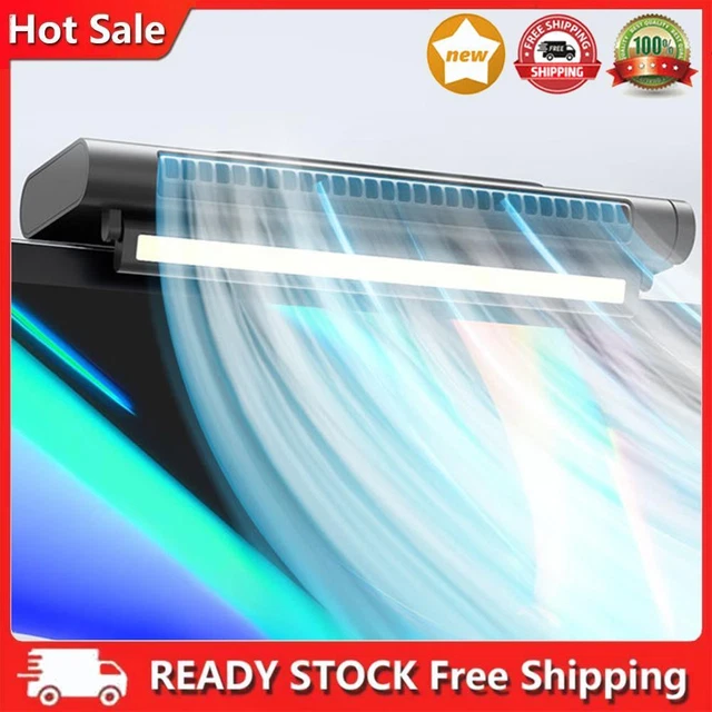 BLADELESS PC MONITOR Air Cooler with Light 2000mAh Rechargeable for ...
