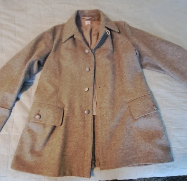 WWII 1946 ARMY field Jacket Swedish Military Wool Uniform Size 98L £17. ...