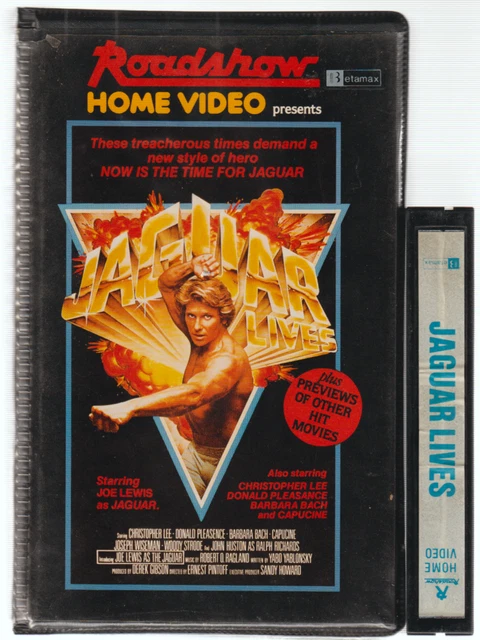 RARE BETA VIDEO Tape JAGUAR LIVES Clamshell Ex-Rental Betamax Roadshow Home EUR 739,73 - PicClick FR