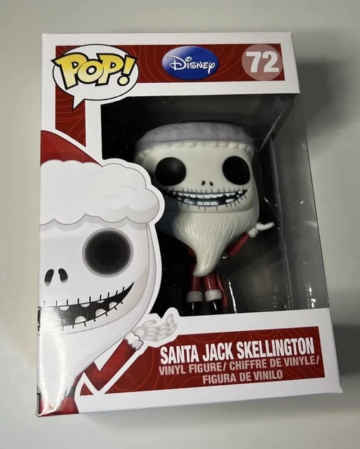 FUNKO POP! NIGHTMARE Before Christmas Santa Jack Skellington Disney #72 ...