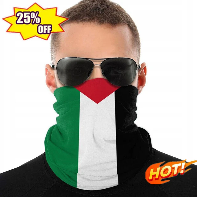PALESTINE NECK SCARF Palestine Flag Scarf Palestinian 2024 Mask Bandana ...
