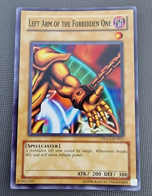 CARTES YU-GI-OH! EXODIA LEFT ARM OF THE FORBIDDEN ONE DLG1-EN021 EUR 1 ...
