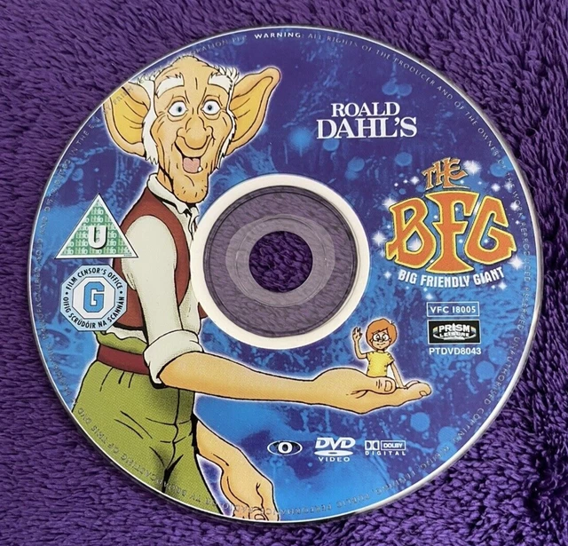 ROALD DAHL'S THE BFG DVD (2000) Brian Cosgrove cert U Disc Only FREE UK ...