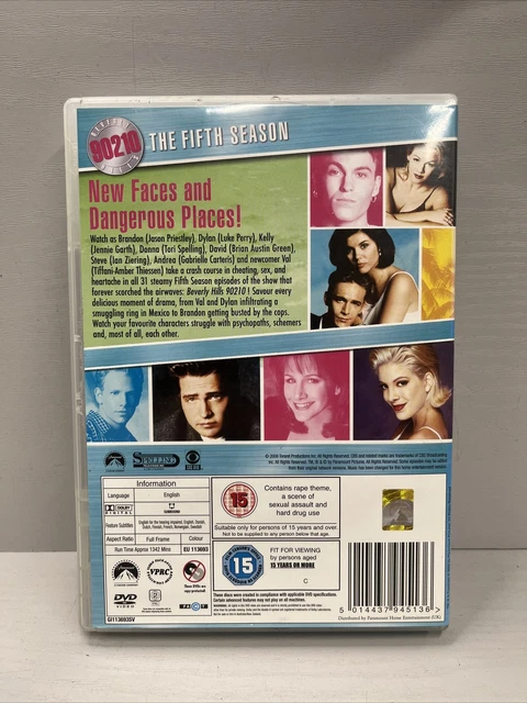 BEVERLY HILLS 90210 - The Complete Season 5 - Region 2 - DVD BOX SET ...