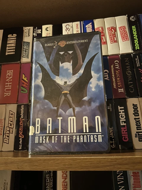 BATMAN: MASK OF the Phantasm (DC Warner Home Video VHS, 1994, Black ...