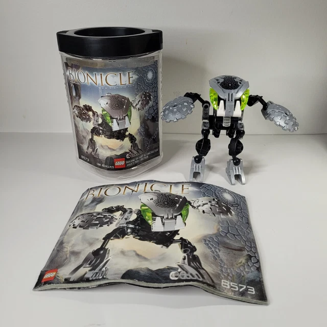 LEGO BIONICLE NUHVOK-KAL 8573 - Complete w/Canister, Instructions ...