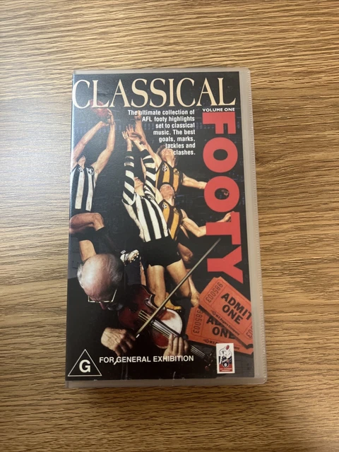 CLASSICAL FOOTY: VOLUME 1 VHS 1996Vintage AFL Australia Sports ...