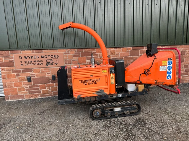 TIMBERWOLF TW150 VTR tracked wood chipper £8,750.00 - PicClick UK