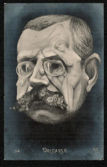 ARCIMBOLDESQUE. SURRÉALISME. THÉOPHILE Delcassé. Vers 1910 EUR 20,00 ...
