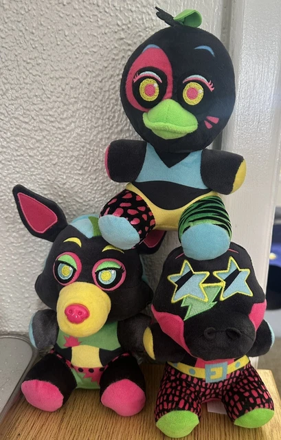 FIVE NIGHTS AT Freddy's FNAF Blacklight Slime Just Toys Lot Of 4 ...