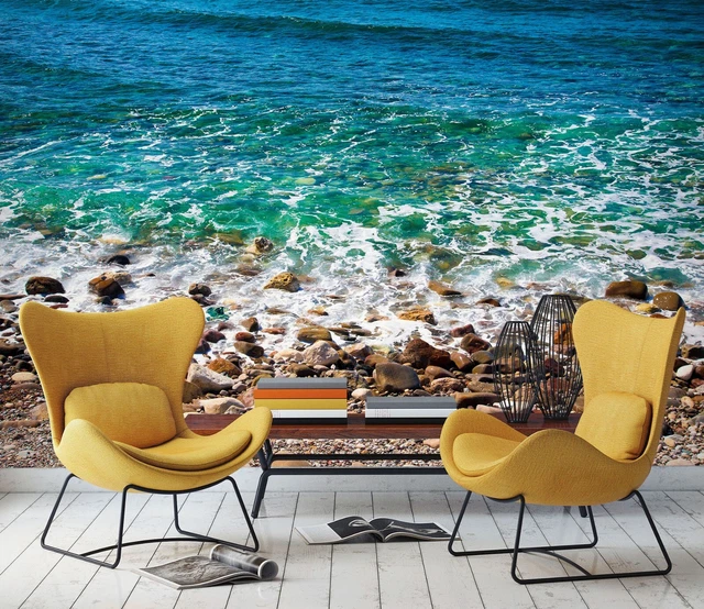 3D SEA WAVES E935 Wallpaper Mural Paper Wall Print Indoor Murals CA ...