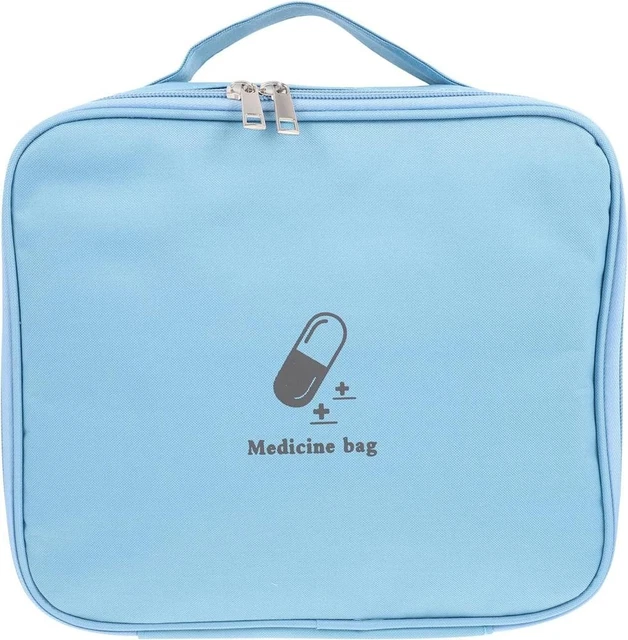 TOILETRY ORGANIZER BAG Medication Organizer Emergency Empty Pouch ...