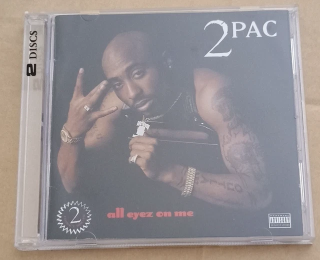 2PAC TUPAC SHAKUR All Eyez On Me 2 Cd Set Death Row Records Suge Knight ...