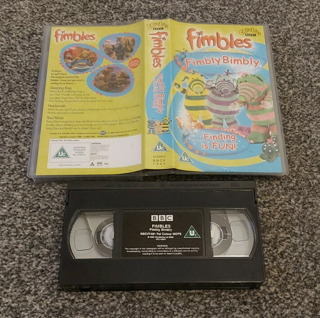 FIMBLES FUN AS Fun Can Be Bbc Video Cbeebies Pal Vhs Video Kids ...