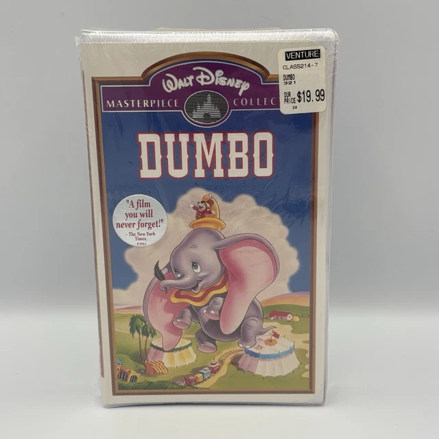 DUMBO (VHS TAPE, 1999, Walt Disney Classic Home Entertainment) NEW ...