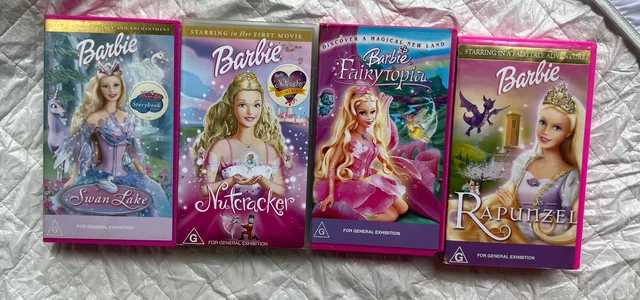 BARBIE VHS VIDEO Tapes X 4 Early 2000s Tapes Mattel Collectables Girls ...