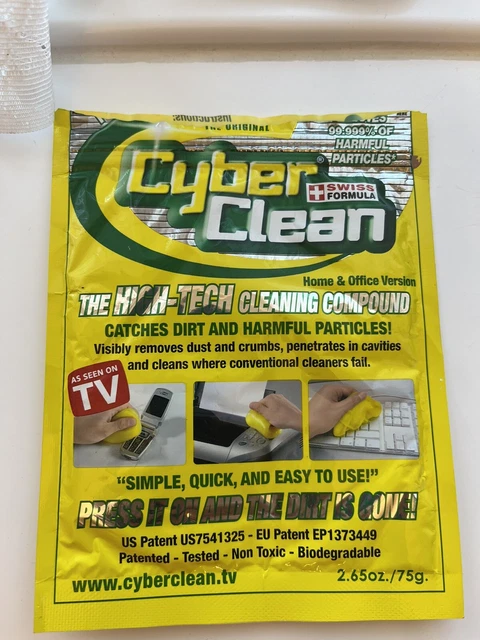 NEW CYBER CLEAN Home and Office Zip bag 80g High Tech Compound Swiss ...