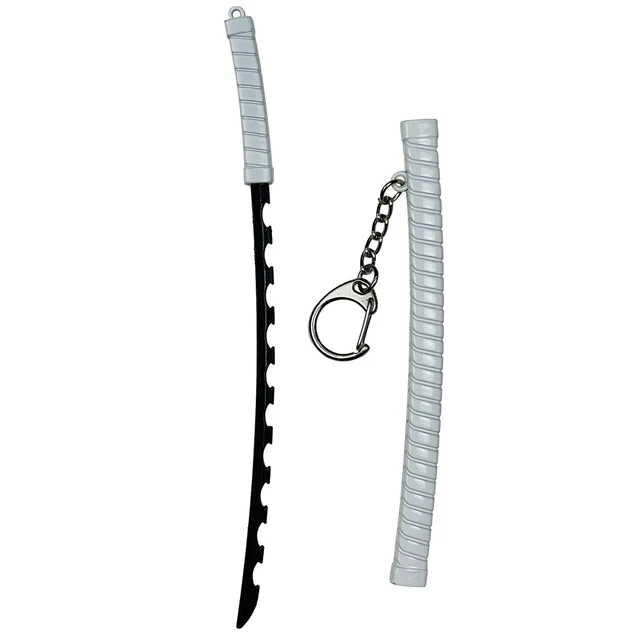 6.5& DEMON SLAYER Inspired Sword Keychain Hashibira Inosuke's Miniature ...