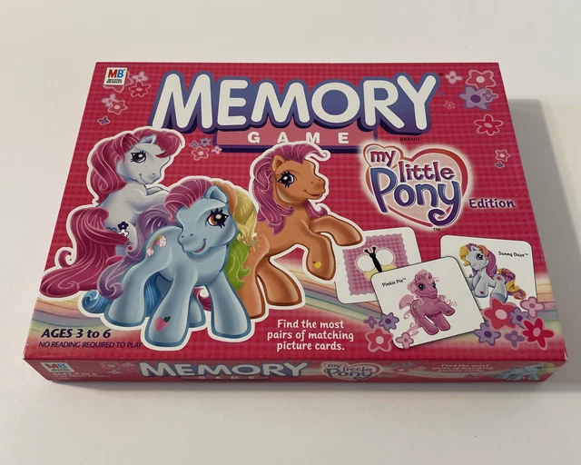 MY LITTLE PONY Memory Game by Milton Bradley - 2003 Edition - See ...