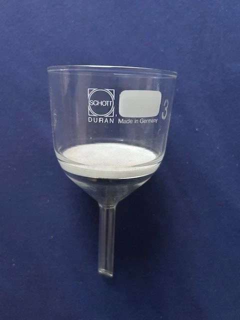 SCHOTT DURAN GLAS Filtre 170ml Por 3 Plaque Ø70mm Manche Ø10mm la ...