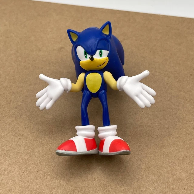 RARE SHRUG POSE Jakks Pacific Sonic the Hedgehog action figure 2.5 ...