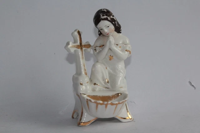 PORCELAIN HOLY WATER font, Old Paris (53033) $96.29 - PicClick AU