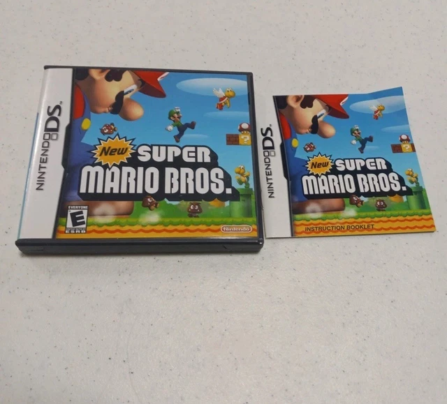 NEW SUPER MARIO Bros. (Nintendo DS, 2006) Case Manual Only (No Game) £8 ...