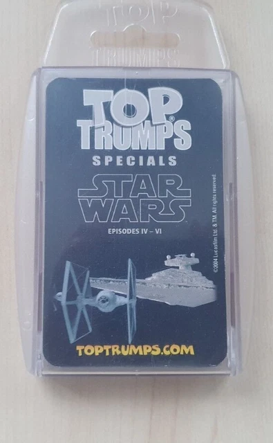 TOP TRUMPS SPECIALS Star Wars Episodes IV-VI 2004. Lucasfilm Ltd £5.99 ...