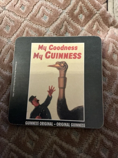 MY GOODNESS MY Guiness 1994 Coaster. Melamine & Cork. Original £2.77 ...