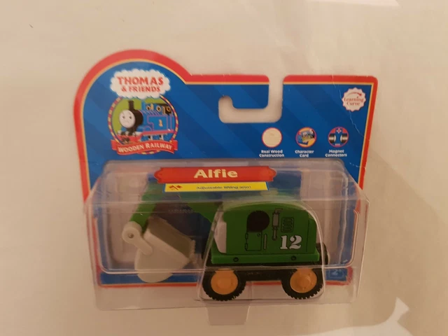 THOMAS THE TANK & Friends ALFIE THE DIGGER WOODEN NEW IN BOX LEARNING ...