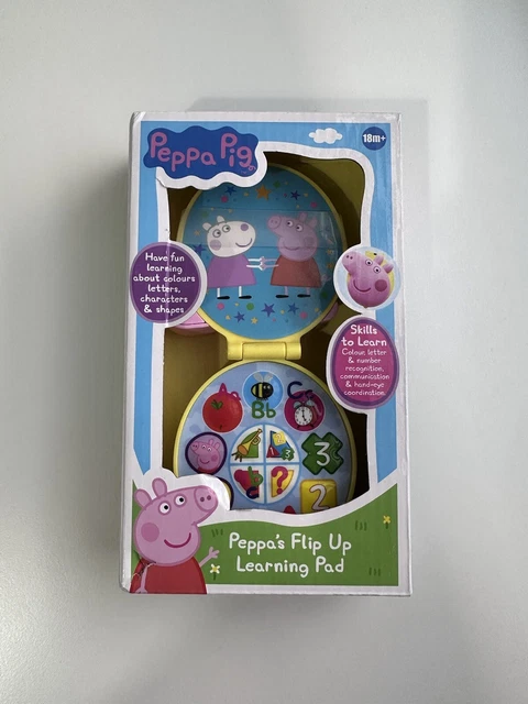 PEPPA PIG PEPPA'S Educational Interactive Flip Up Learning Pad £12.99 ...