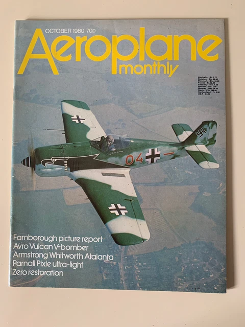 MAGAZINE AIROPLANE MONTHLY October 1980 EUR 5,00 - PicClick FR