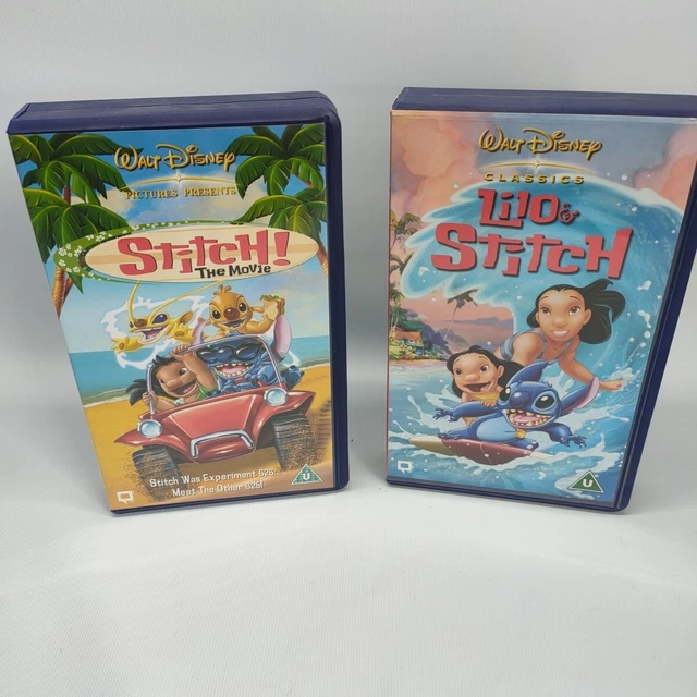 WALT DISNEY VHS Bundle 2 Films - Stitch The Movie - Lilo & Stitch EUR ...