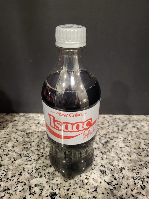 ISAAC SHARE A Coke 2025 COCA COLA 20oz Personalized GIFT DIET Limited ...
