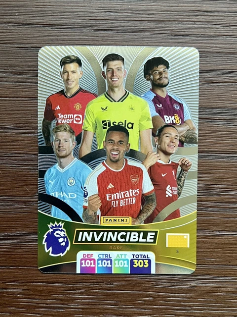 PANINI ADRENALYN XL Premier League 2024 Invincible Golden Baller Card ...