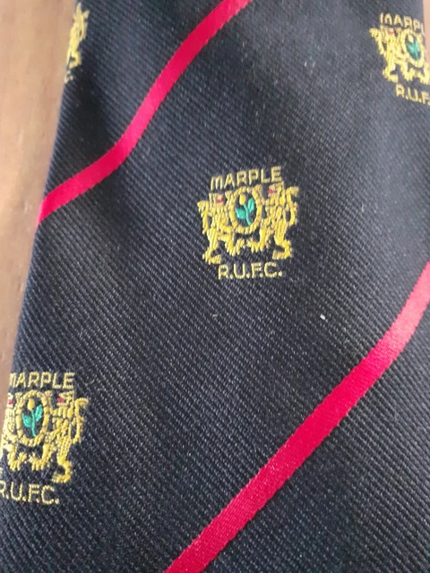 MARPLE R.U.F.C. Player Issue Tie. Circa 1980/90's . VCG, Rare/Unique ...