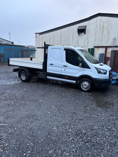 FORD TRANSIT T350 2.0Tdci 130Bhp Euro 6 Ulez Double/Crew Cab Tipper ...