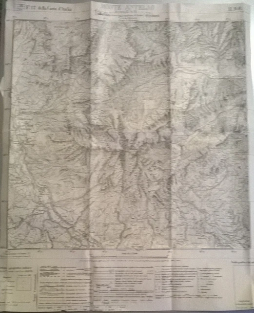 CART.GEOGRAF.DI GUERRA - Monte Antelao - F°.12 Della Carta D'italia - N. 11 EUR 26,00 - PicClick IT