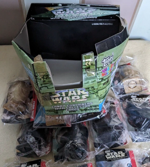 TOPPS STAR WARS Candy Containers With Collection Cards- 15 In Total ...