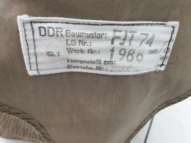 DDR NVA FALLSCHIRMJÄGER Kampfschwimmer Aufklärer DE IX FJT 74 UTV ...